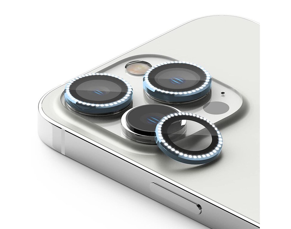 Folija - zastitu kamere DIAMOND za iPhone 16 Pro (6.3)/16 Pro Max (6.9) plava (MS)