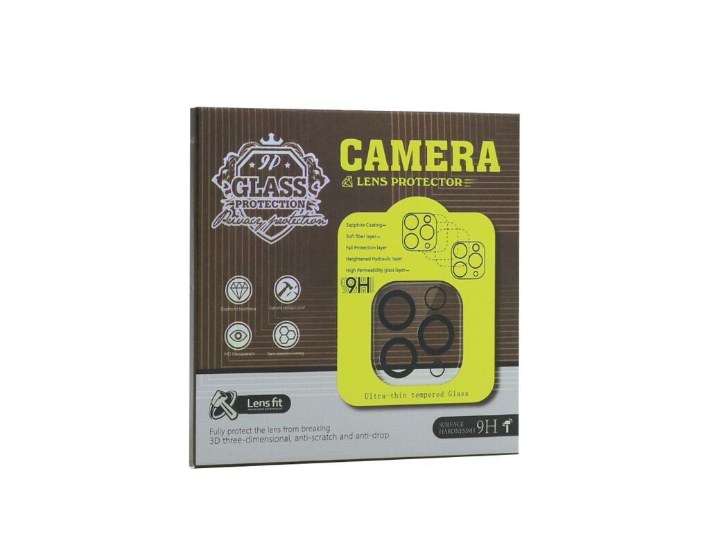 Folija - zastitu kamere FULL PROTECT za iPhone 16 Pro (6.3)/16 Pro Max (6.9) crna (MS)