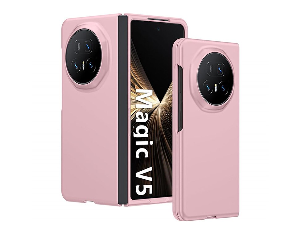 Futrola Elegant Fold - Huawei Honor Magic V5 roze