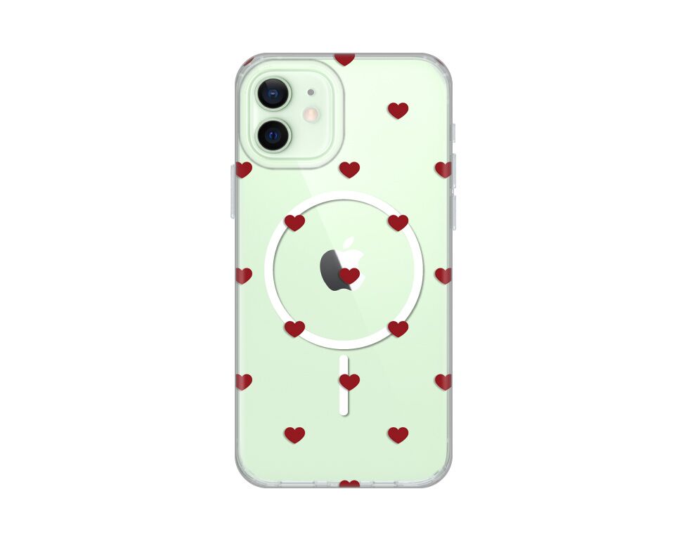 Futrola print Magsafe - iPhone 12/12 Pro 6.1 Red Hearts