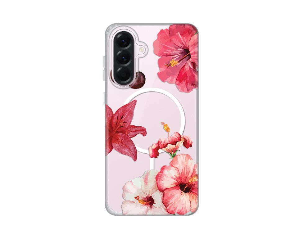 Futrola print Magsafe - Samsung A576 Galaxy A57 Hibiscus
