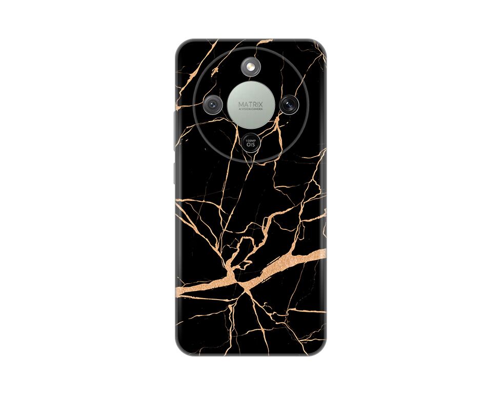 Silikonska futrola PRINT - Huawei Honor Magic 8 Lite All black (crni)