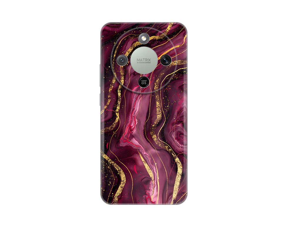 Silikonska futrola PRINT - Huawei Honor Magic 8 Lite Burgundy