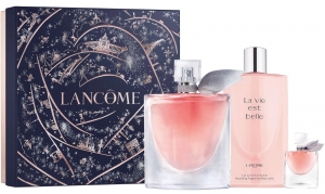 Lancome Set La Vie Est Belle W edp 100ml + edp 4ml + 200ml BL