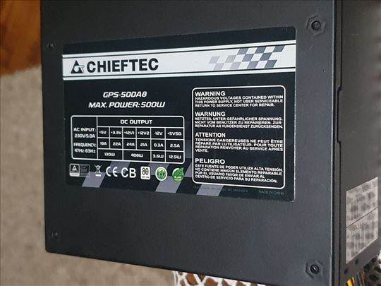 Chieftec GPS-500A8 500W Full Smart napajanjE