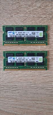 RAM memorija za laptop DDR3, 2 x 4GB, Samsung