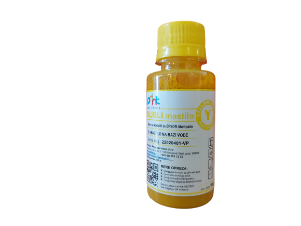 Subli mastilo - YELLOW - 100 ml