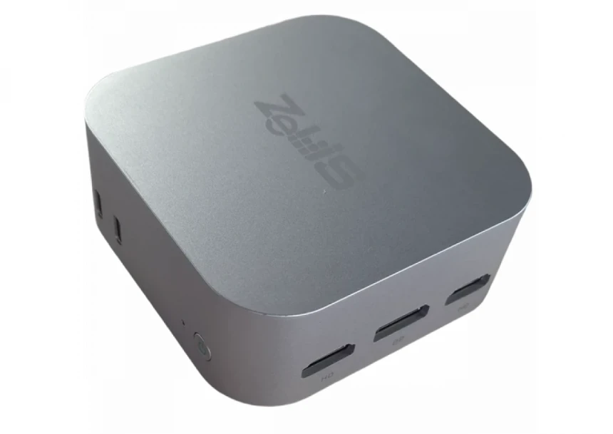 Mini PC Zeus N5 Celeron QC N150 3.40 GHz/DDR5 12GB/m.2 256GB/LAN/Dual WiFi/BT/2xHDMI/DP/Win 11