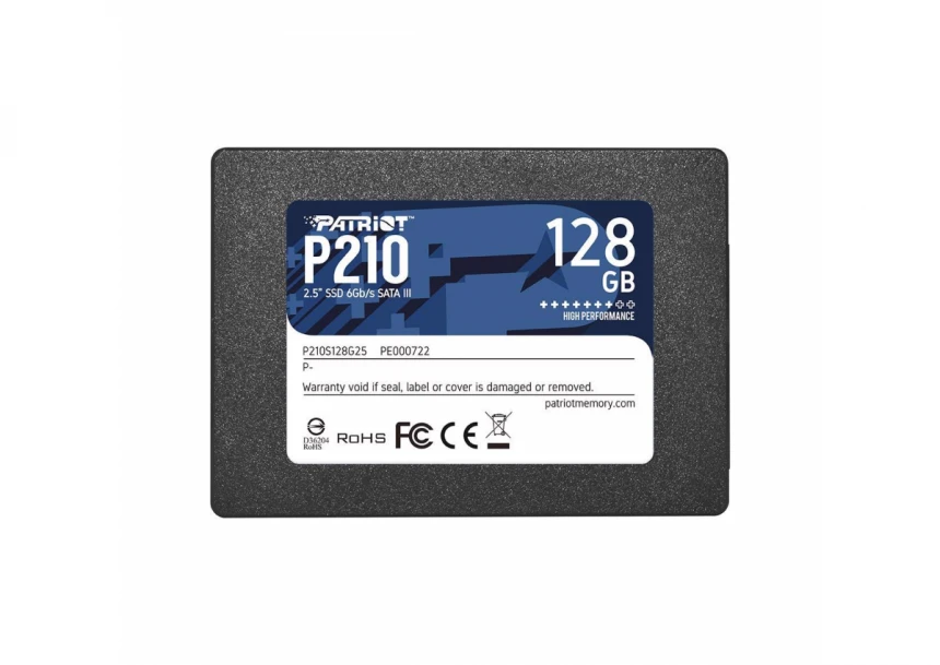128GB Patriot SSD P210 450MBs/430MBs 2,5" P210S128G25