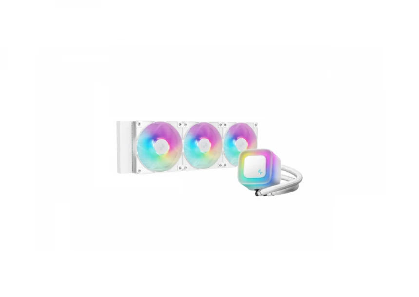 CPU Hladnjak DeepCool LE360 V2 ARGB Belo, R-LE360-WHAMMN-G-2