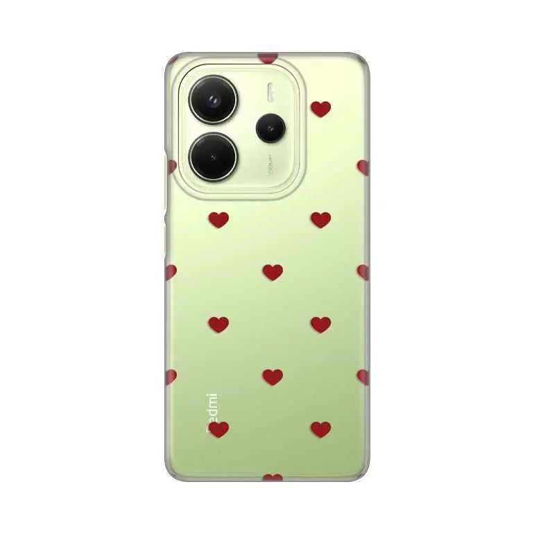 Maska silikon Print za Xiaomi Redmi Note 14 4G SRB Red Hearts