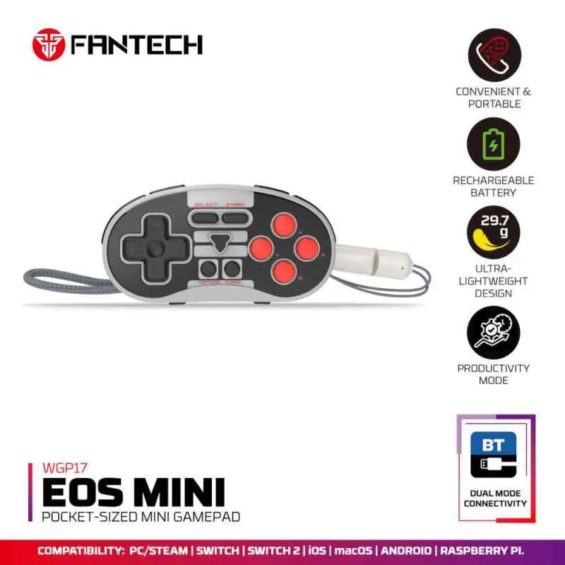 Joypad Bežični Fantech WGP17 Eos mini sivi
