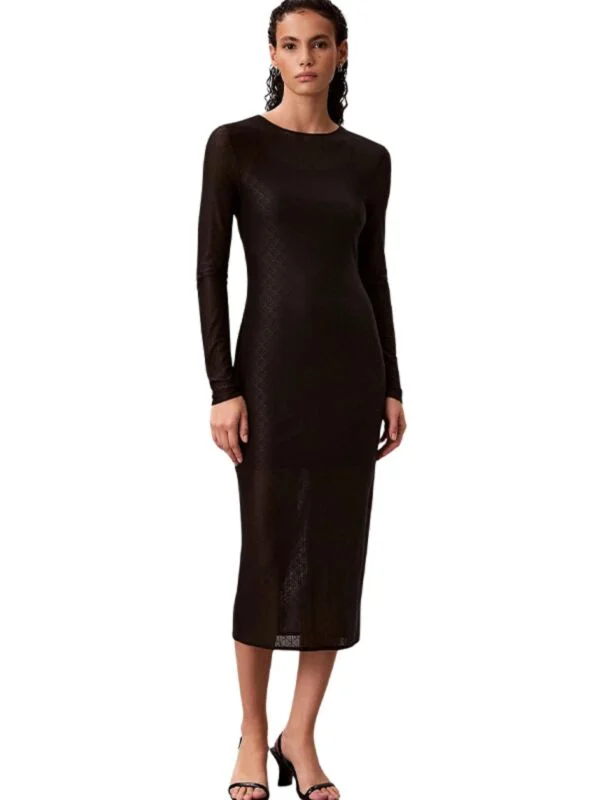 Calvin Klein - Slim fit midi haljina