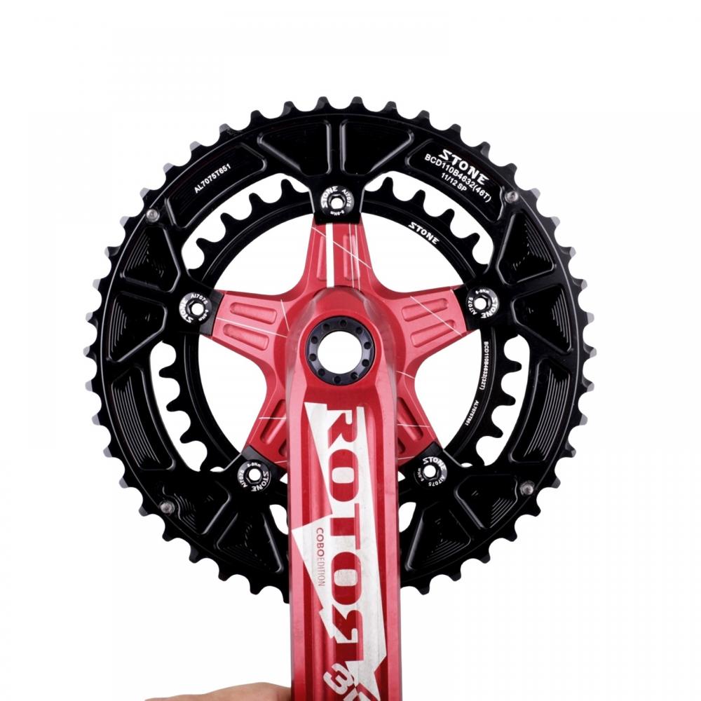 STONE chainrings 48 33T 110 bcd NOVO