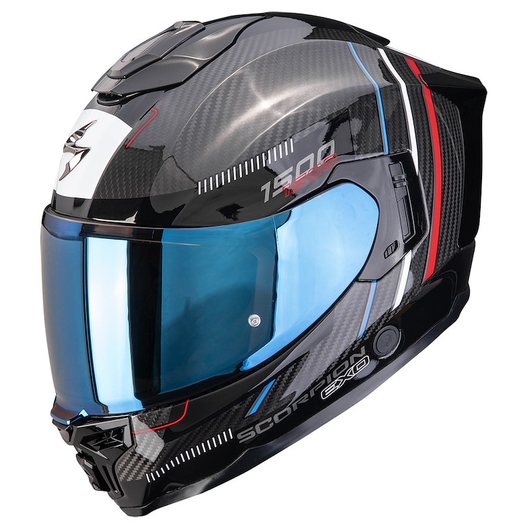 EXO-1500 CARBON AIR ZITY Black-Red-Blue