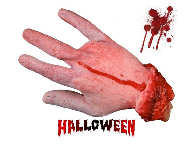 Ruka Krvava Rekvizit Noć Veštica Halloween Maskenbal M1
