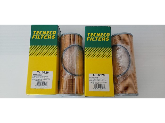 Oil filters (2x) , Mercedes C220, OL 0828 - 1041800109