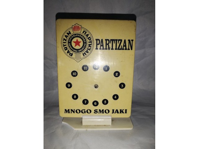 Vintage Stoni Sat Sportsko Drustvo Partizan Jugoslavija