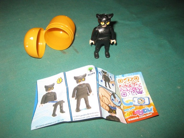 Kinder Surprise - DC Playmobil (2025) Catwoman (Žena ma