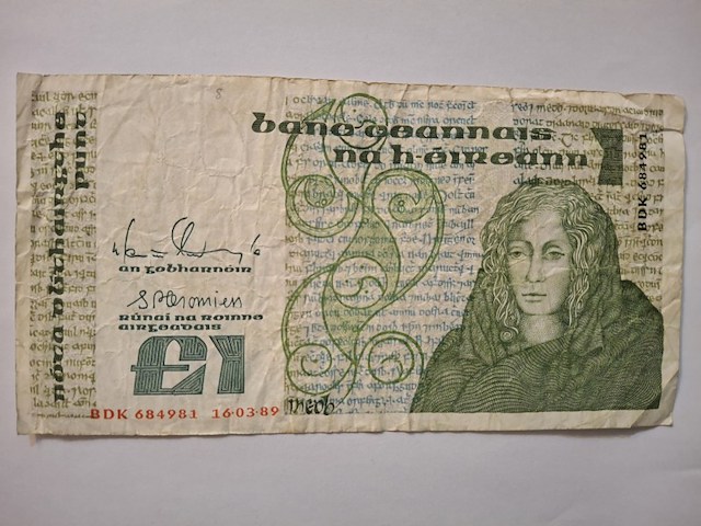 1 funta IRSKA