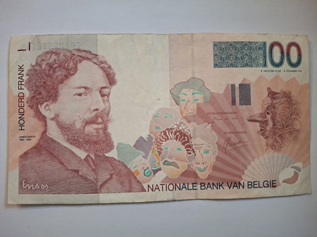 100 franaka BELGIJA