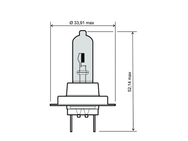 Sijalica 12V H7 55W RMS