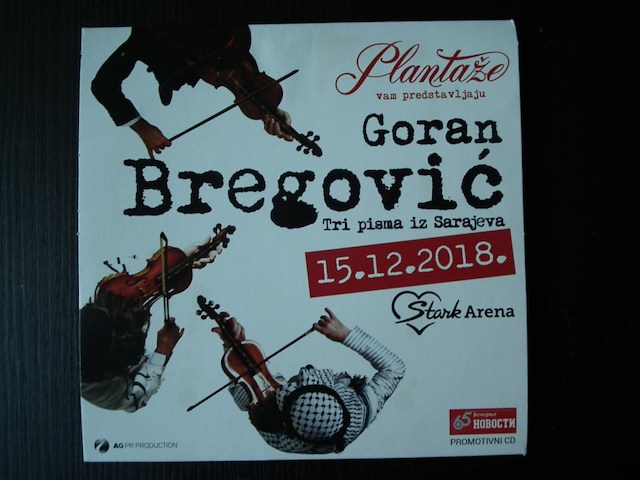Goran Bregović - Tri pisma iz Sarajeva (CD)