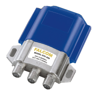 Kombajner/Udruživač signala SAT I TV, sa kučištem