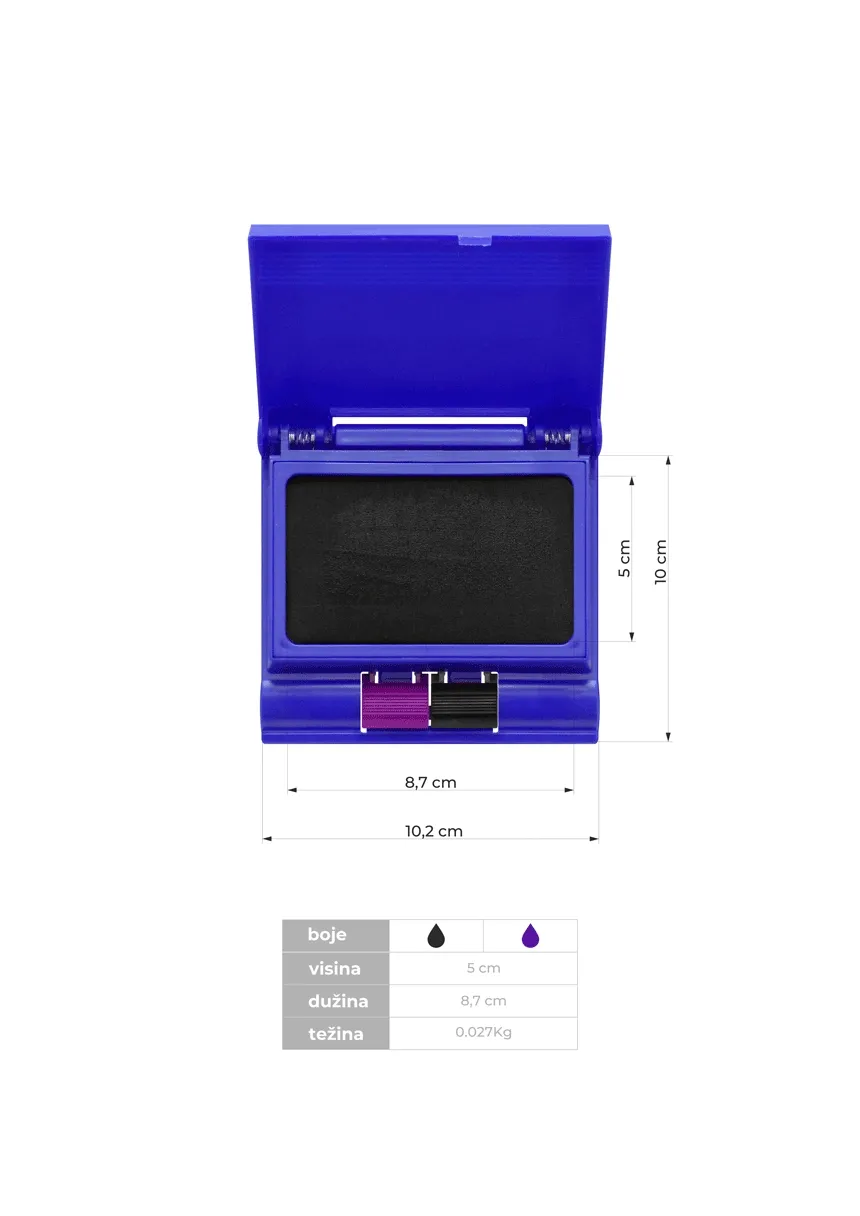 JASTUČE ZA PEČATE DUPLO