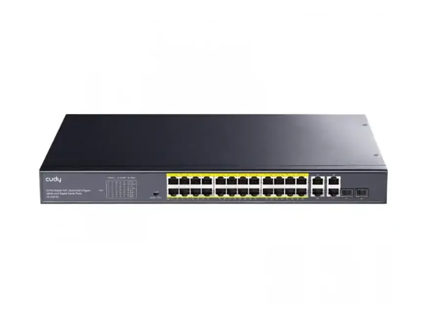 Svič 10/100/1000 24-port Cudy GS1028PS2 PoE+/2 SFP ports 300W