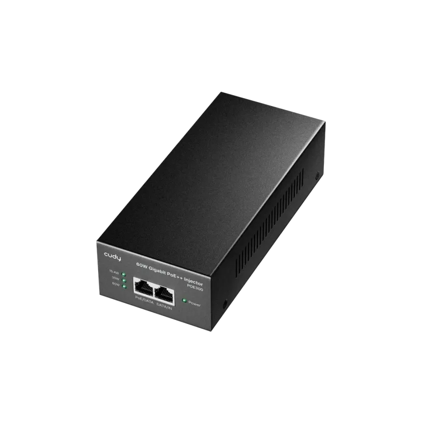 Adapter Cudy POE300 60W Gigabit PoE+/PoE Injector, 802.3at/802.3af Standard/domet 100 Metara