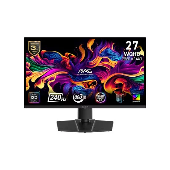MSI MAG 271QP X24 WQHD OLED 240HZ GAMING MONITOR ADAPTIVE SYNC CENA
