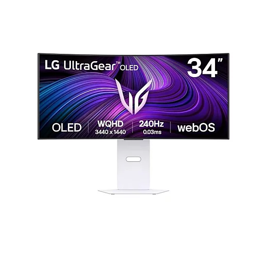 LG 34GX90SA-W OLED UWQHD 240 HZ FREESYNC PREMIUM CURVED