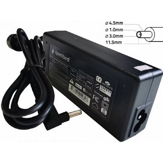 GEMBIRD NPA90-195-4620 (HP14) PUNJAČ ZA LAPTOP 90W-19.5V-4.62A, 4.5X3.0MM BLUE PIN (1147) 38962 CENA