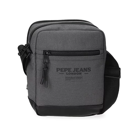 PEPE JEANS MUŠKA TORBICA 22CM SA DVE PREGRADE PJL WALTFORD GREY