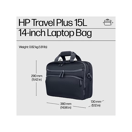 HP TRAVEL PLUS TORBA ZA LAPTOP, 14 INČA, PLAVA (A2CE2AA) CENA