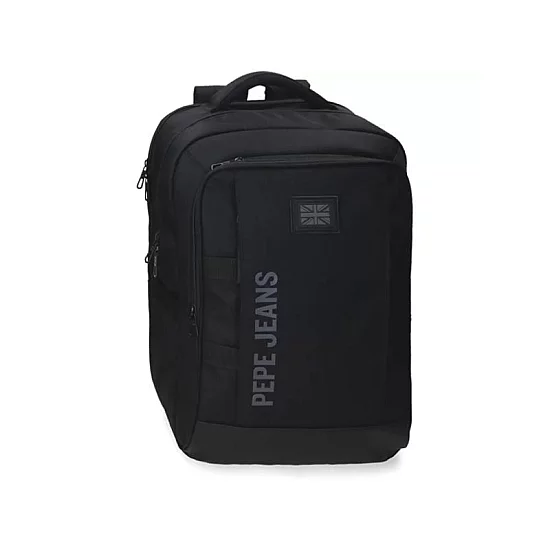 PEPE JEANS RANAC 44CM SA PREGRADAMA ZA LAPTOP I TABLET MATLOCK BLACK