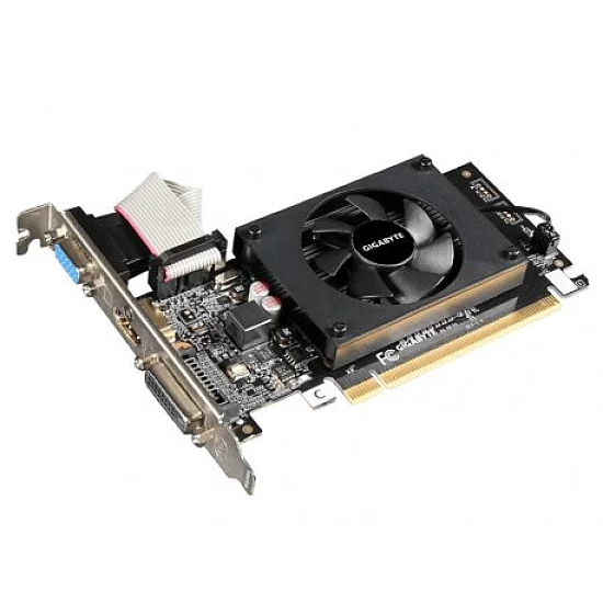 GIGABYTE NVIDIA GEFORCE GT 710, 2GB, 64BIT, GV-N710D3-2GL REV 2.0 CENA