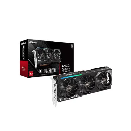 ASROCK AMD RADEON™ RX 9070 CHALLENGER 16GB RX9070 CL 16G CENA
