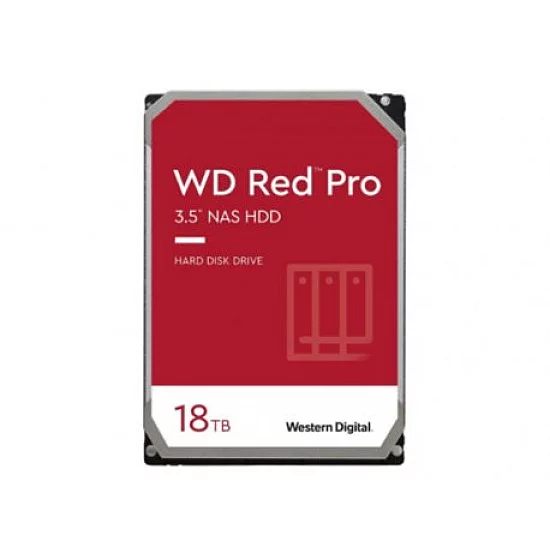 WESTERN DIGITAL RED PRO FOR NAS, 3.5 / 18TB / 512MB / SATA / 7200 RPM, WD181KFGX CENA