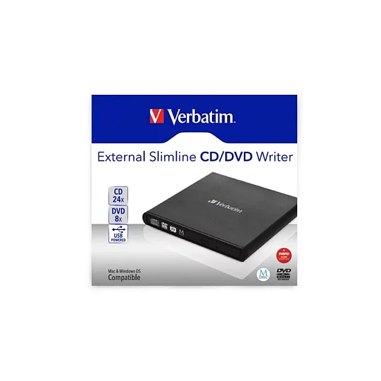 VERBATIM USB DVD+-R/RW SLIMLINE EKSTERNI REZAC 98938