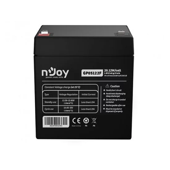 NJOY GP05122F BATERIJA ZA UPS 12V 5AH (BTVACEUOBTO2FCW01B) CENA