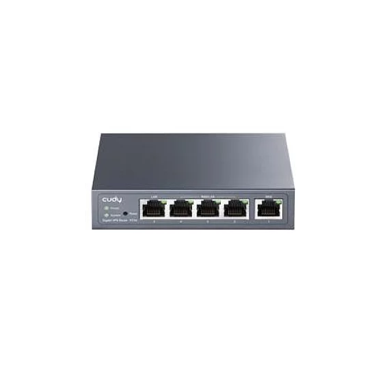 CUDY CUDY R700 GIGABIT MULTI-WAN VPN ROUTER, 1GBIT WAN, 3GIBT LAN/WAN, 1GBIT LAN, 128MB DDR, 16MB NOR FL