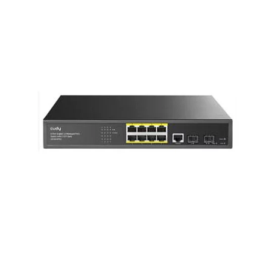 CUDY CUDY GS2008S2 8-PORTNI LAYER 2 UPRAVLJIVI GIGABITNI SWITCH SA 2 GIGABITNA SFP SLOTA