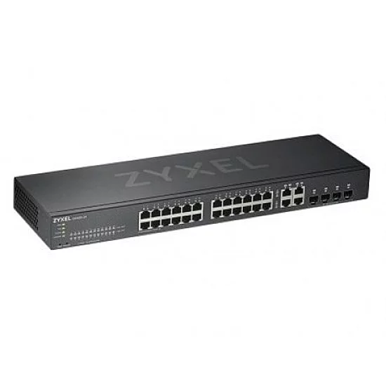 ZYXEL GS1920-24HPV2, 28 PORT SMART MANAGED POE SWITCH, GS192024HPV2-EU0101F CENA