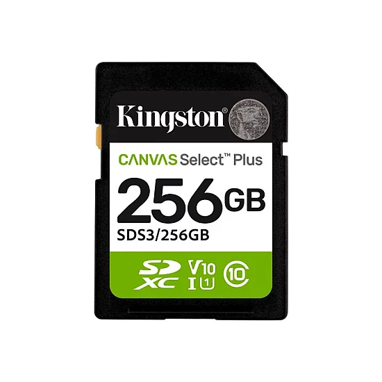 SD CARD 256GB, CANVAS SELECT PLUS, SDHC CLASS10 UHS-1 U1 V10, UP TO 150MB/S READ