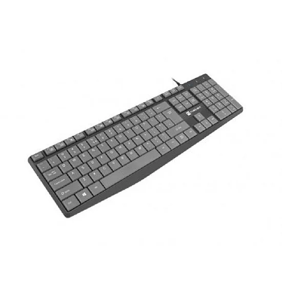 NATEC NAUTILUS, SLIM MULTIMEDIA TASTATURA, US RASPORED, USB, CRNO-SIVA (NKL-1507) CENA