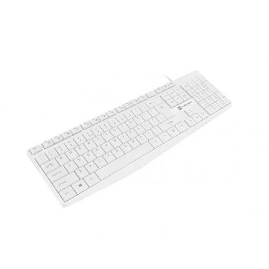 NATEC NAUTILUS, SLIM MULTIMEDIA TASTATURA, US RASPORED, USB, BELA (NKL-1951) CENA