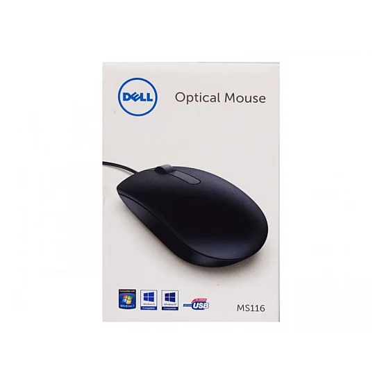 DELL MS116 USB OPTICAL CRNI RETAIL BOX MIŠ CENA