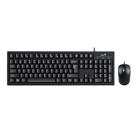 GENIUS KM-100SE USB YU CRNA TASTATURA+ USB CRNI MIŠ CENA